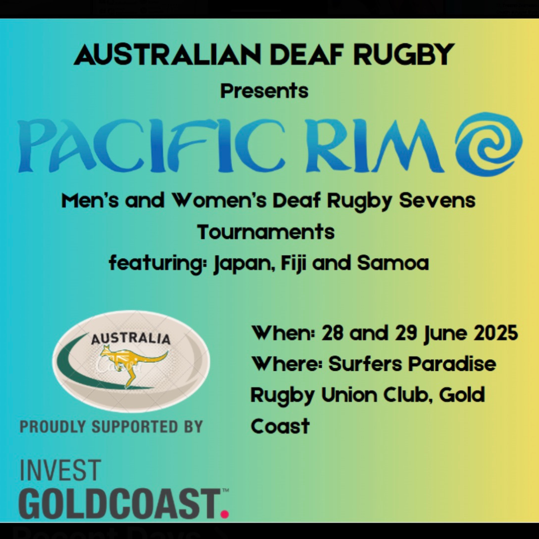Pacific Rim Deaf Rugby 7s Tournament – Surfers Paradise Rugby Union Club